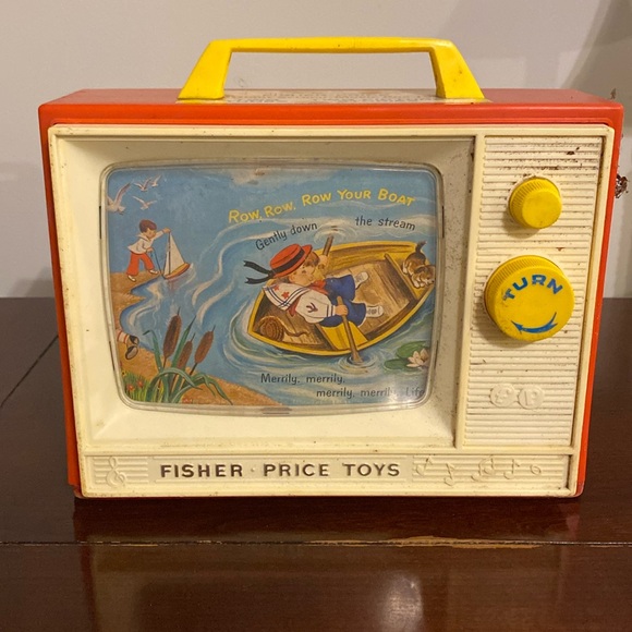 Fisher-Price | Toys | Vtg Fisher Price Toys Giant Screen Music Box Tv ...